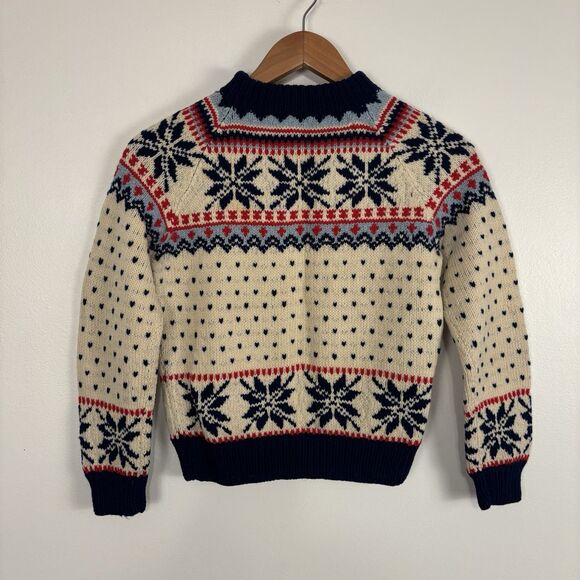 Vintage | Shirts & Tops | Vtg 6s Swiss Hand Knit Wool Childrens Sweater ...